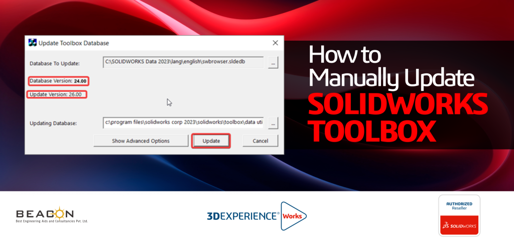 How to Manually Update SOLIDWORKS Toolbox - BEACON INDIA How to Manually Update SOLIDWORKS Toolbox - BEACON INDIA